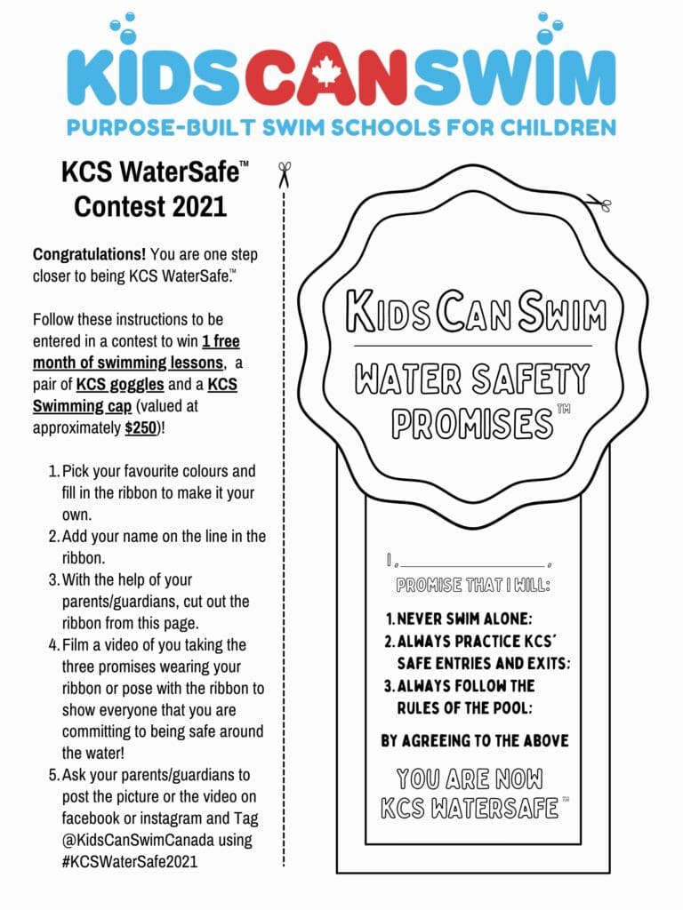 Contest Alert: KCS National Drowning Prevention Week | kidscanswimcanada.ca
